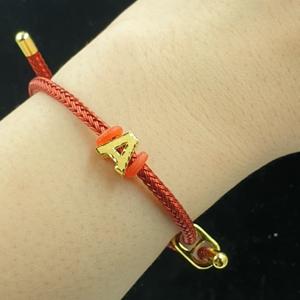 Jual gelang pandora with liontin huruf A balok alphabeta liontin kadar ...