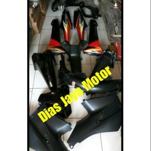 Jual Full Set Body Supra Fit New Atau Fit X Atau Fit S Hitam List Dan ...