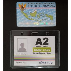 Jual Terlaris (20 Pcs) Plastik Mika ID Card Tebal OCI A2 Tempat Kartu ...