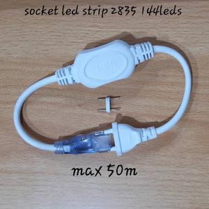 Jual Terbaik SOCKET LED STRIP 2835 144LEDS PER METER 2 PIN 50M MAX ...