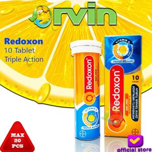 Jual Redoxon Triple Action Isi 10 Tablet / MULTIVITAMIN / VITAMIN C ...