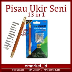 Jual Pisau IC Set 13 in 1 TE-01 / Cutter Knife Art Ukir Seni Pen ...