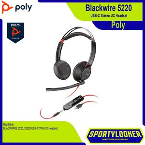 Jual POLY Plantronics Blackwire 5220 C5220 USB Type C Headset - Kota ...