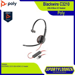 Jual POLY Plantronics Blackwire 3210 / C3210 USB Type A Mono Headset ...