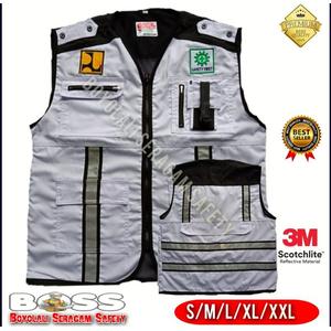 Jual ROMPI KERJA SAFETY-ROMPI PROYEK-ROMPI 3M KOMBINASI PUTIH HITAM ...