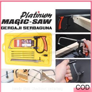 Jual Magic Saw Gergaji Kayu Besi Pipa Multifungsi Set 3 Way Blade ...