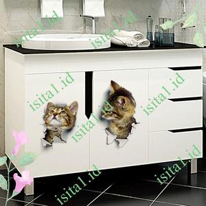 Jual Isita1 Wallpaper Removable Fashion Kepribadian Seni Mural 3D Lucu ...