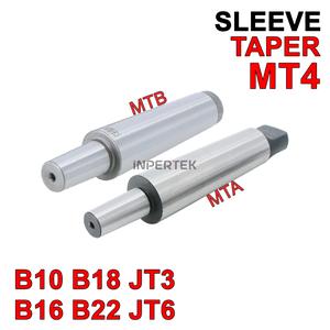 Promo Arbor Sleeve MT4 B18 As Bor MT4 B18 Shank Chuck Drill Sleeve MT2 ...