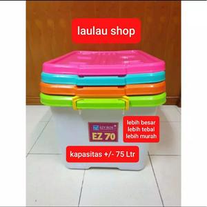 Jual Box Container EZ 75 Liter Merk EZY Tebal dan Kuat Kontainer ...
