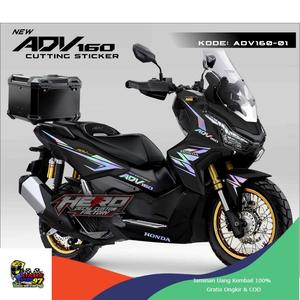 Jual Sticker Striping Cutting HONDA ADV 150 ADV 160 SPORTY 01 - SKY ...