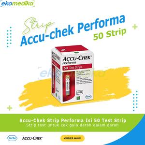 Jual Accu Chek Performa Strip Gula Darah isi 50 AccuChek Accu Check BOX ...