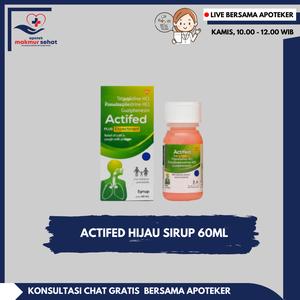 Jual Actifed Plus Expectorant Sirup 60 ml (Hijau) - Kota Depok ...