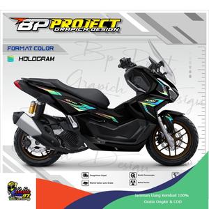 Jual Sticker Striping Cutting HONDA ADV 150 ADV 160 SPORTY DESAIN 2023 ...