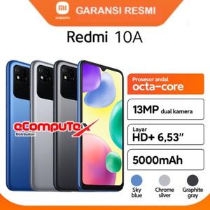 Jual XIAOMI REDMI 10A 3/32GB HANDPHONE XIAOMI 3/32 GB GARANSI RESMI ...