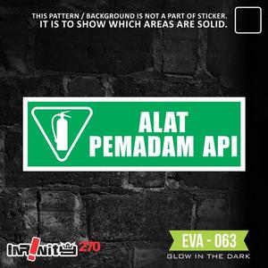 Jual sticker stiker safety sign apar alat pemadam api rambu k3 EVA-063 ...