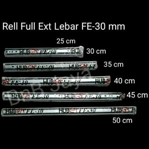 Jual Rel Full Extention merk Huben FE30 LEBAR 30 mm uk.25 30 kipsyo ...