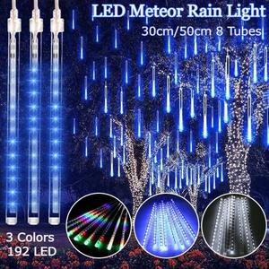 Promo Lampu Hujan Meteor Dekorasi Hias Taman Gantung Led Meteor Rain ...
