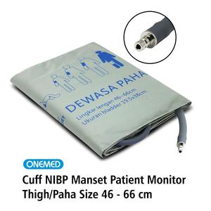 Jual OneMed Cuff NIBP Manset Pasien Monitor Thigh / Paha 46-66cm - Kota ...