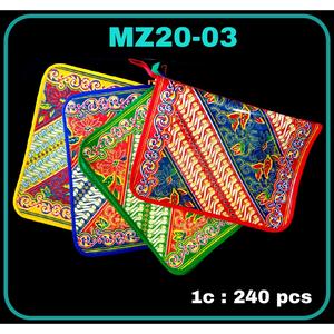 Jual Sos Map Zipper Microtop Fancy Sablon Mz20 / Map Resleting / Map ...