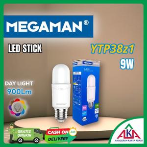 Jual MEGAMAN Bohlam Lampu LED STICK 9 Watt YTP38Z1 Daylight Putih - Kota Semarang - Berkat ...