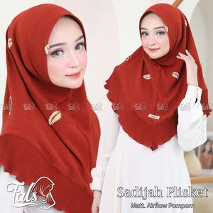 Jual PW (Ori Fals) SADIJAH DAUN PLISKET •jilbab instan airflow pom ...