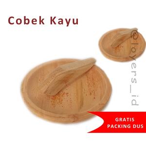 Jual Cobek Kayu | Ulekan kayu | Coet Kayu ukuran 16 18 20 22 - 20 cm ...