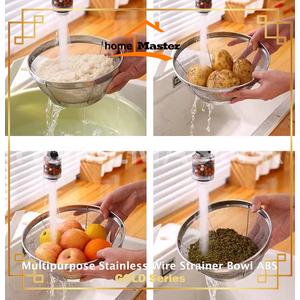 Jual Wire Strainer Bowl/Mangkok/Baskom Tiris/Cuci Stainless Multifungsi ...