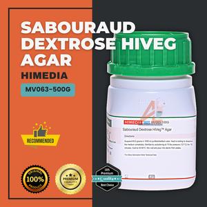 Jual Sabouraud Dextrose HiVeg Agar, Media Mikrobiologi Halal, 100g, 500 ...
