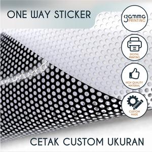 Jual Cetak sticker one way vision Custom / sticker kaca / Kaca Mobil ...
