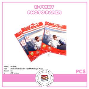 Jual Kertas Foto Double Side Matte Inkjet Paper Eprint A4 220gsm - Kota ...