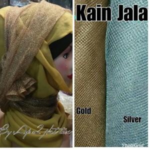 Jual fhm kain lame jaring jala /kain kerudung asesoris pengantin - Kota ...