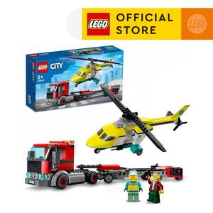 Jual LEGO City Great Vehicles 60343 Rescue Helicopter Transport Playset ...