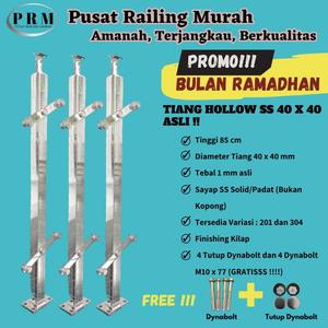 Jual SALE TIANG RAILING TANGGA KACA/TIANG RAILING TANGGA STAINLESS ...
