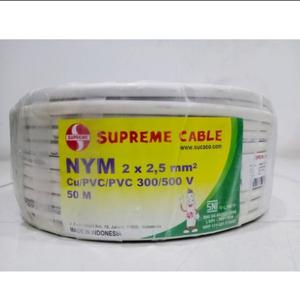 Jual kabel listrik nym 2x2.5 50m supreme cable engkel kawat instalasi ...