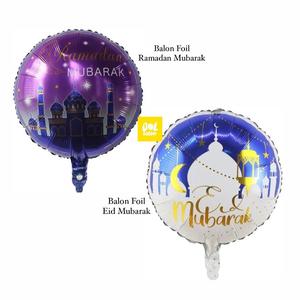 Jual Balon Foil Ramadan Mubarak - Eid Mubarak Hari Raya Idul Fitri ...