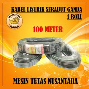 Jual METER 18 ASLI Listrik Serabut Ganda Tembaga 2 X 100 Kabel - Kota ...