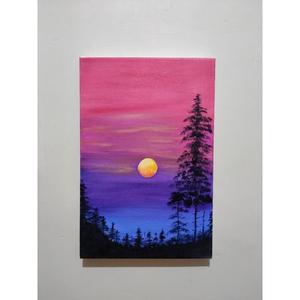 Jual alam pemandangan Murah Tangan sunrise laut Custom pantai Lukisan ...