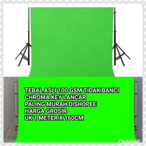 Jual POPULER Green Screen Murah untuk Background Foto dan Video Bahan ...