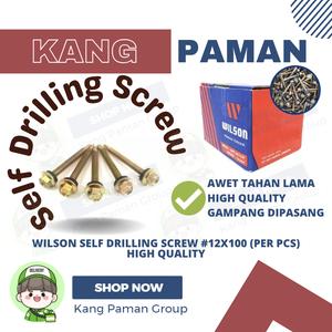 Jual Baut Roofing 12 x 100 mm 10 cm Wilson Baud Skrup Sekrup - Jakarta ...