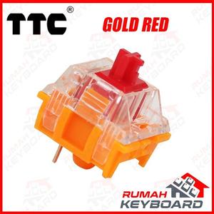Jual SWITCH - TTC - GOLDEN RED - 3 PIN - 43g - PCB MOUNT - Jakarta ...