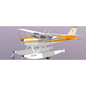 Jual Ready Diy Miniatur Papercraft Pesawat Cessna 172 Skyhawk ...
