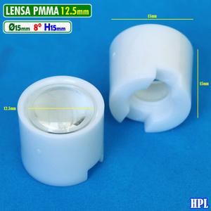Jual Lensa 8 Derajat 12.5mm CONVEX Mini PMMA Lens 1W 3W 5W LED HPL ...