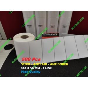 Jual STICKER LABEL YUPO 100 X 50mm (BARANG FREEZER ANTI AIR TAHAN SOBEK ...