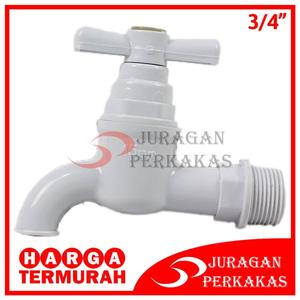 Jual HSS 211 PT KRAN AIR PVC 34 MIN DRAT KERAN PIPA PLASTIK TEMBOK ...