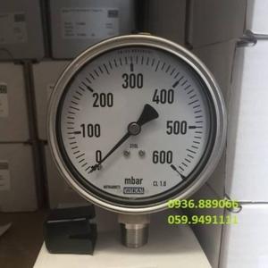 Jual Pressure Gauge wika 4 inch full SS skala 0-600 mbarg - Jakarta ...