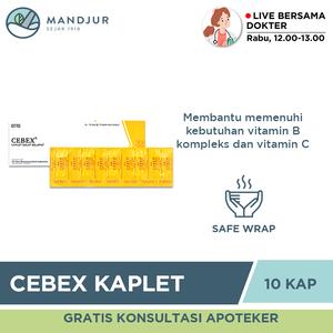 Jual Cebex 10 Kaplet - Suplemen Multivitamin Untuk Kesehatan Tubuh ...