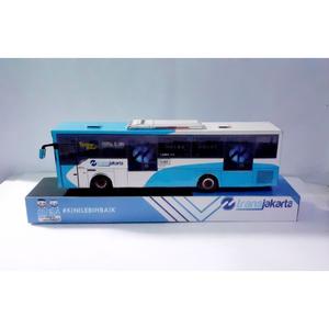 Jual Ready Miniatur Papercraft Bus Transjakarta ( Bus Way ) - Kab ...