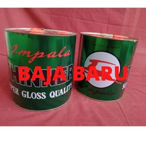 Jual Thinner impala kaleng 5 liter/ thinner cat duco galon/pengencer ...