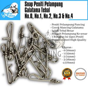 Jual Snap Peniti Pelampung Galatama Pancing Lebih Besar & Tebal Isi ...