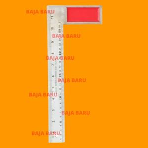 Jual Siku Meter Tebal 12" (inch)/Siku tukang/Penggaris Sudut/Penggaris ...
